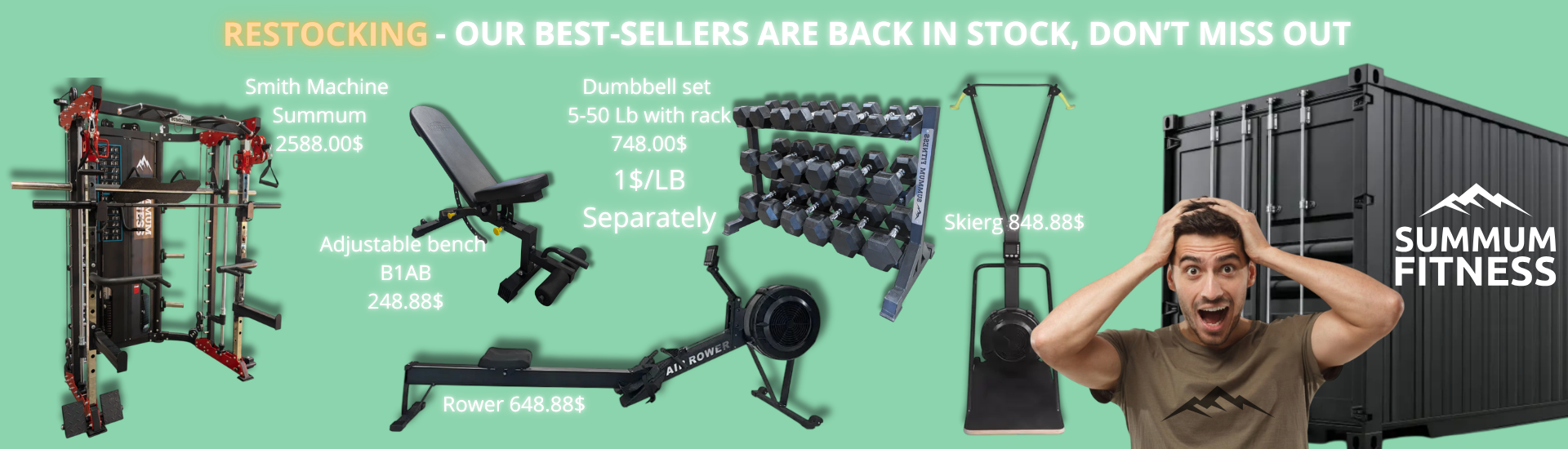 Gym & Fitness Equipment in Canada | Summum Fitness